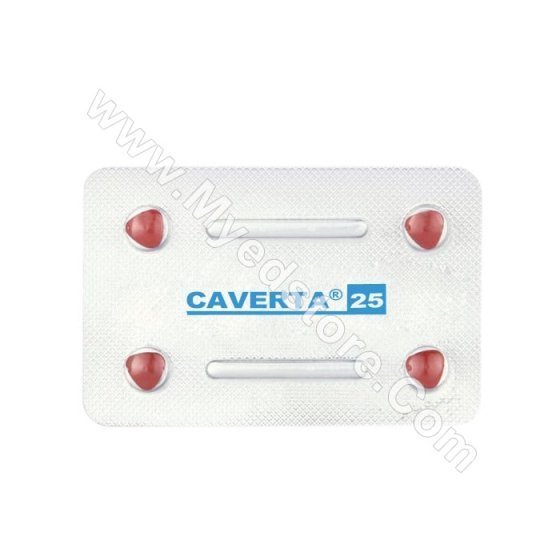 Buy Caverta 25, 50,100 Mg Tablet Online, Uses, Interactions, Side Effects